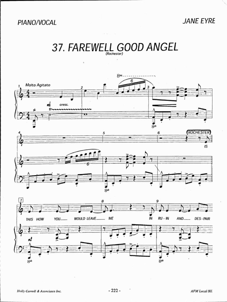 Farewell Good Angel - Jane Eyre | PDF