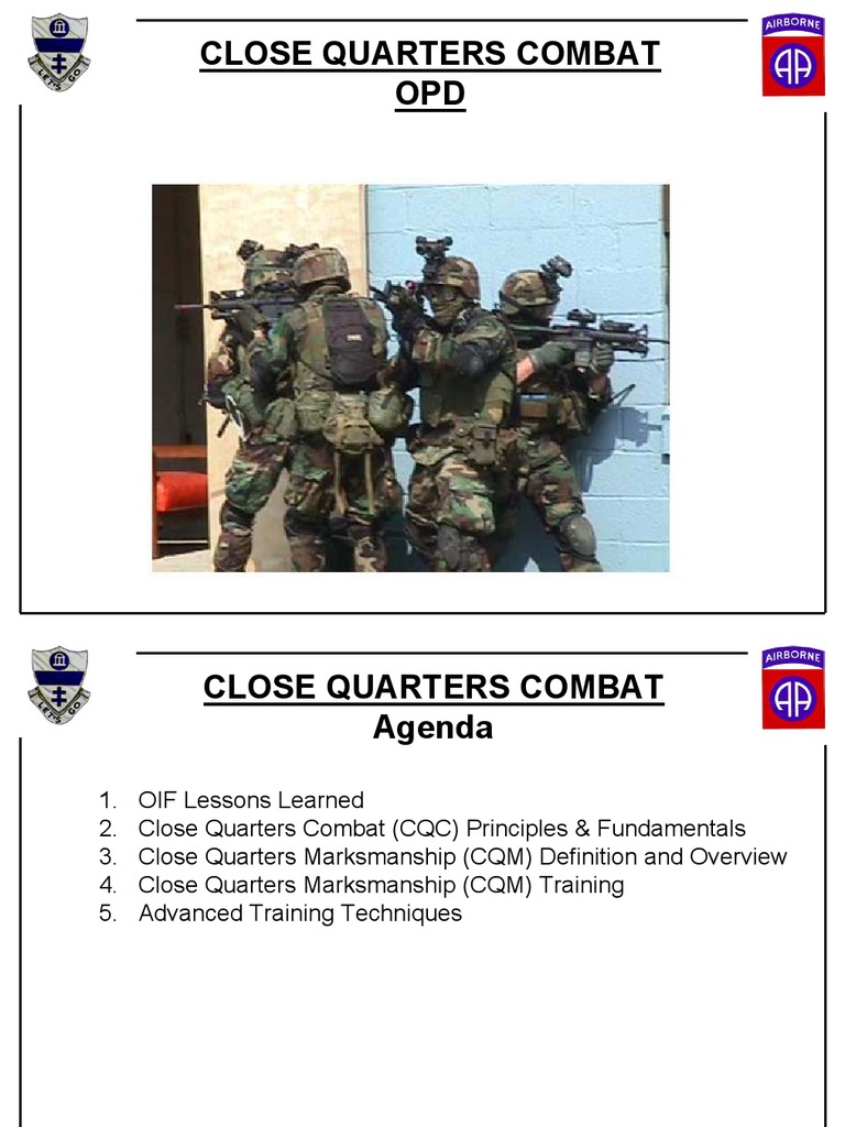 82°ab CQC | PDF | Military Science | Projectiles