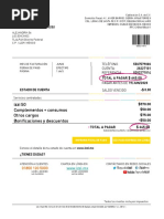 Recibo de Luz CFE 2023 para Imprimir | PDF | Energia electrica | Poder ...