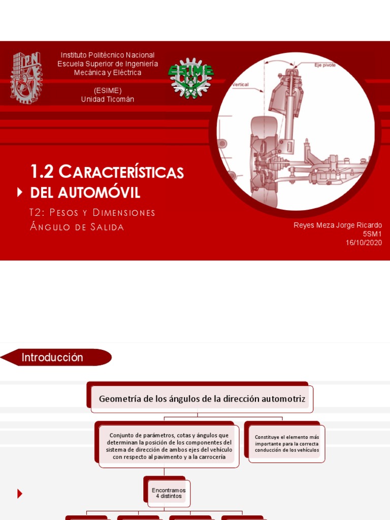 Angulo de Salida | PDF | Direccion | Eje