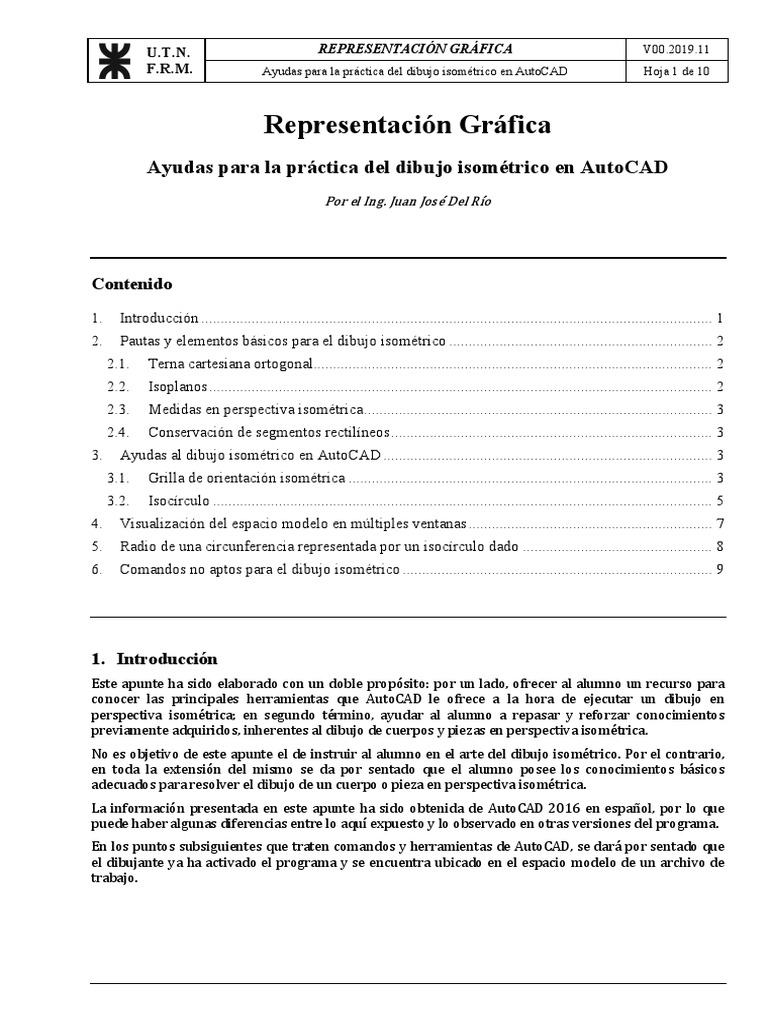 RG AutoCAD ISO Basicos v00 | PDF | Ventana (informática) | Perspectiva (Gráfica)