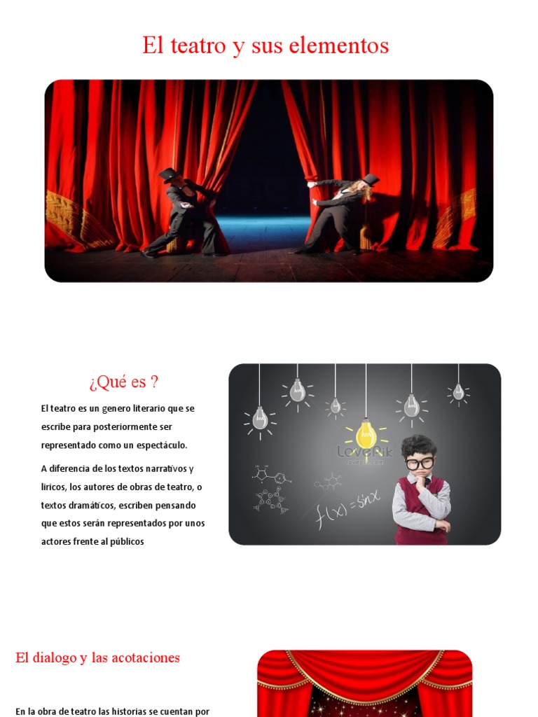 El Teatro y Sus Elementos | PDF