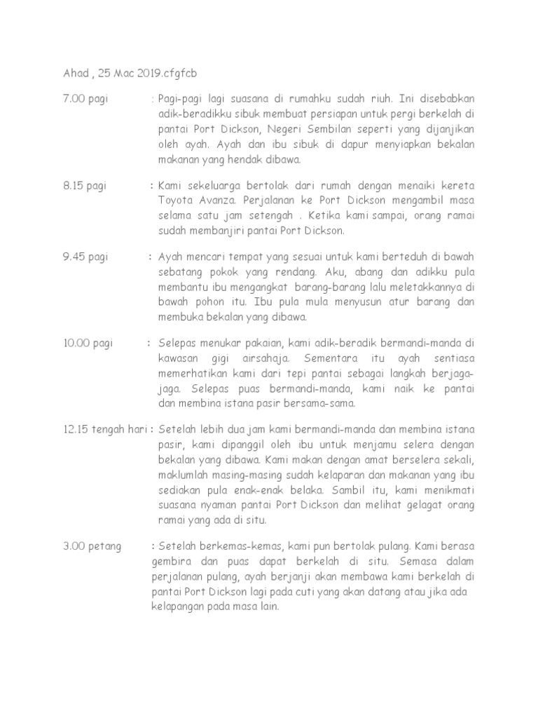 Karangan Catatan | PDF