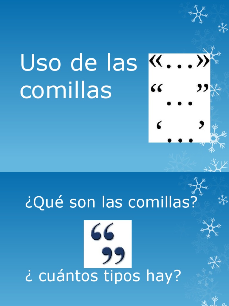 Uso de Las Comillas | PDF | Comillas | Semiótica