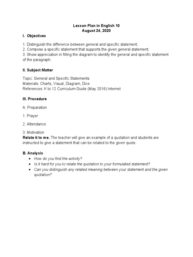 Lesson Plan-Final | PDF | Punishments | Crime & Violence