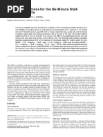 Six-Minute Walk Test - Clinical Role, Technique, Coding and ...