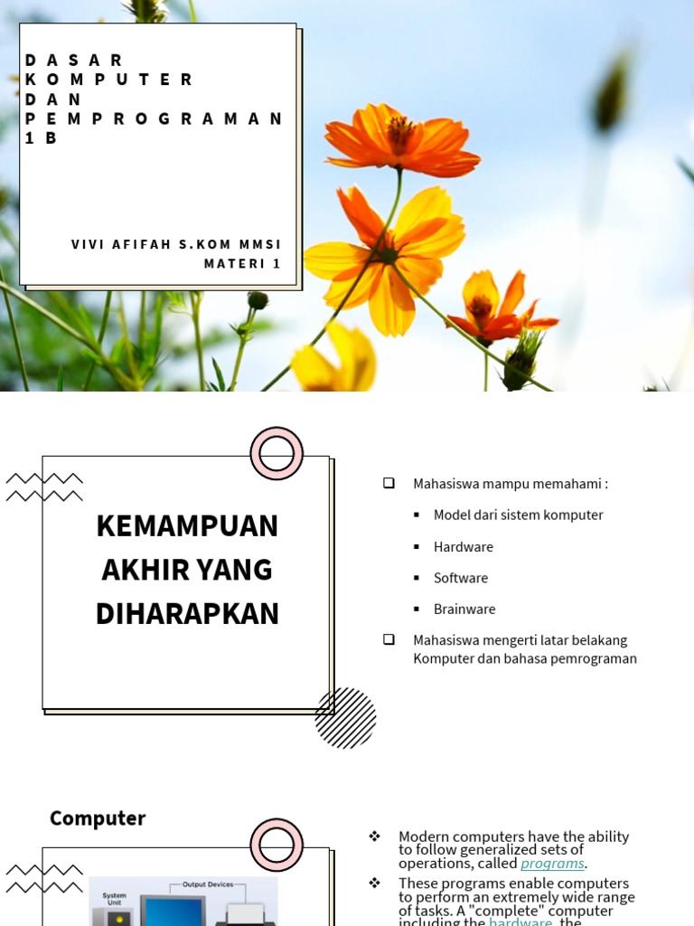 Dasar Komputer Dan Pemrograman 1B | Download Free PDF | Information Technology | Computing