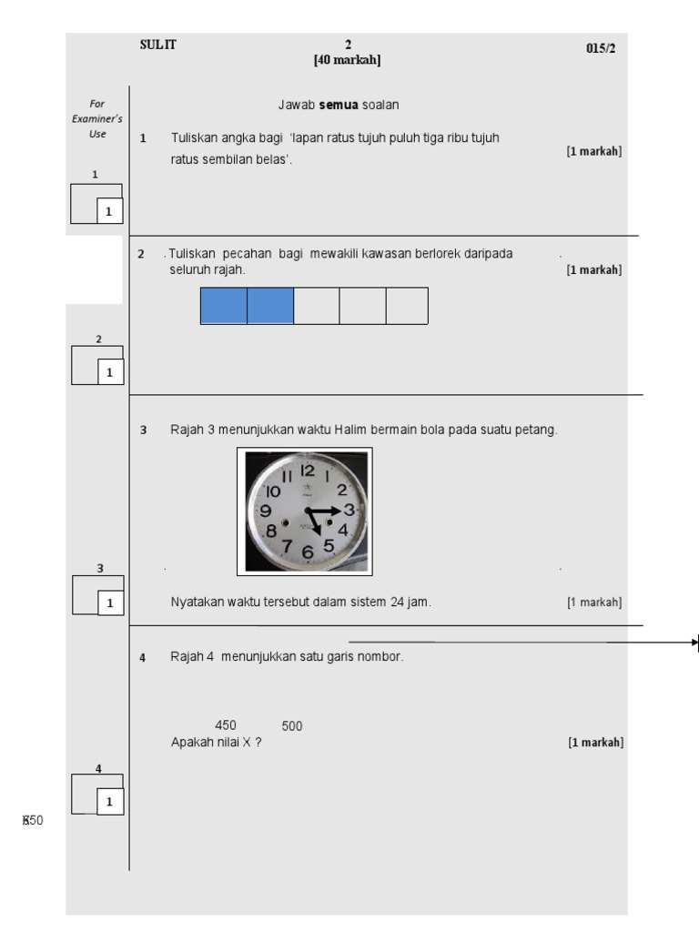 MATEMATIK Tahun 5 Edit | PDF