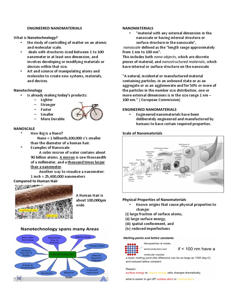 Engineered Nanomaterials | PDF | Nanotechnology | Nanomaterials