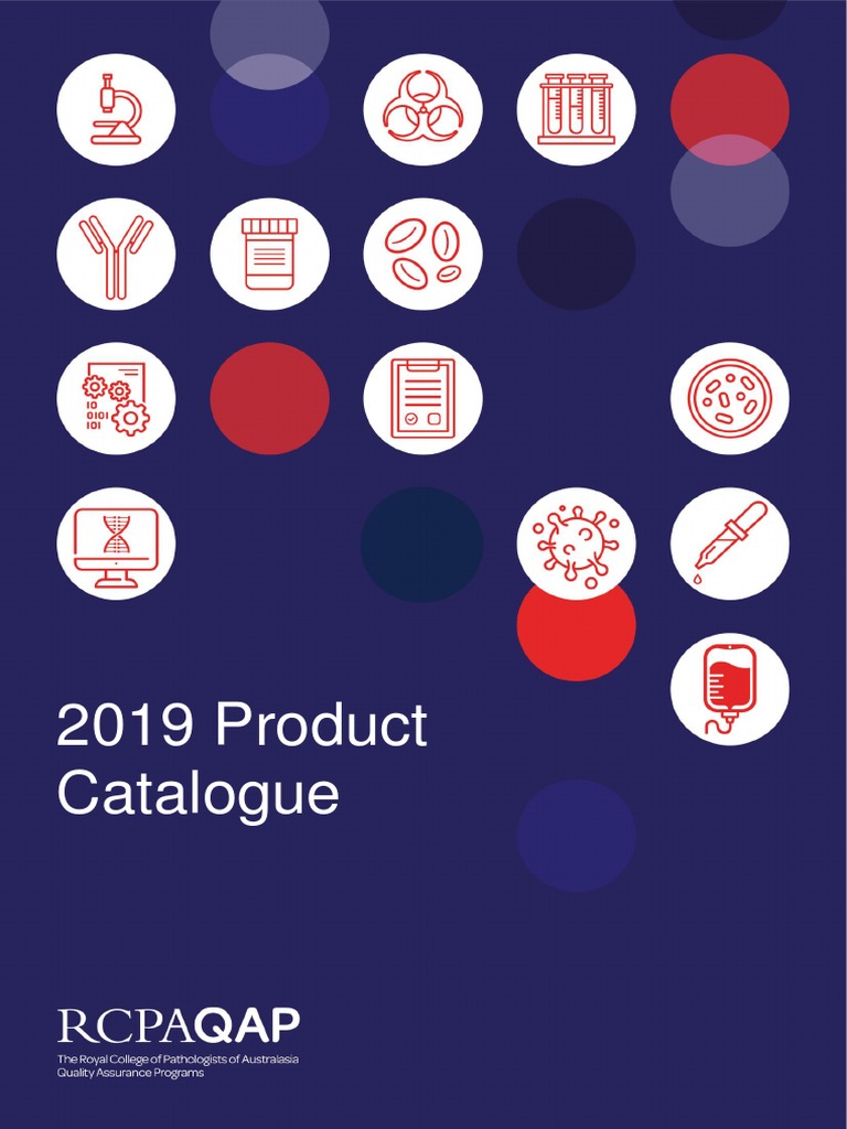 RCPA 225069 2018-Product-Catalogue PDF | PDF | Histopathology | Pathology