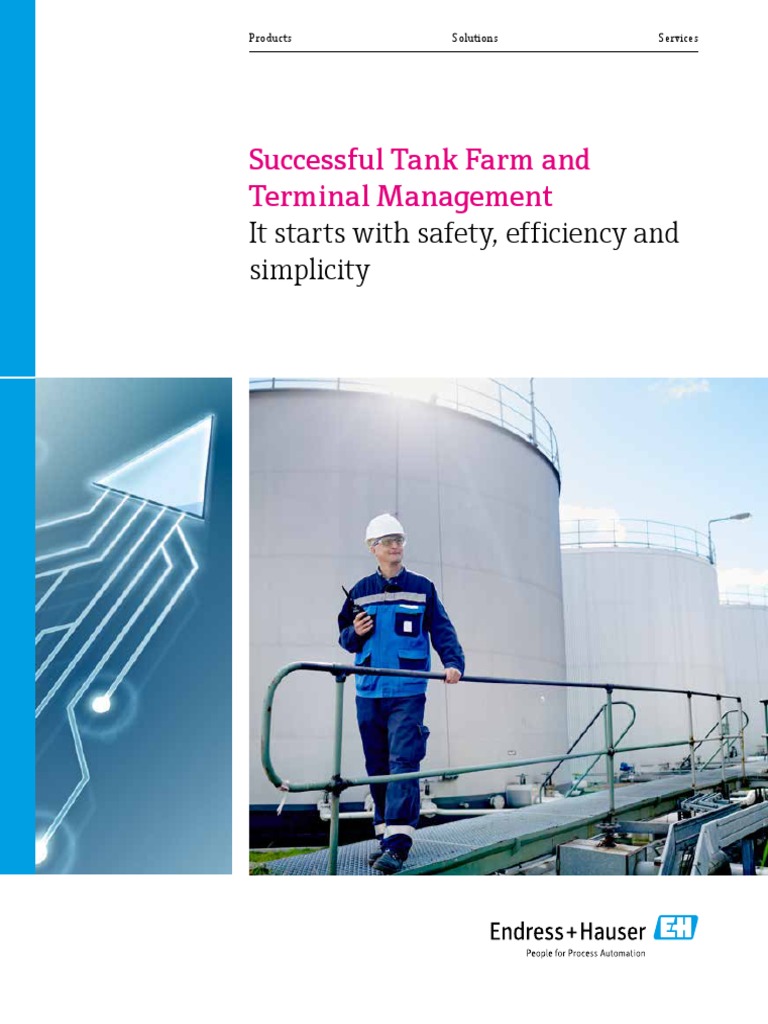 Tank Farm and Terminal Management Brochure | PDF | Instrumentation ...