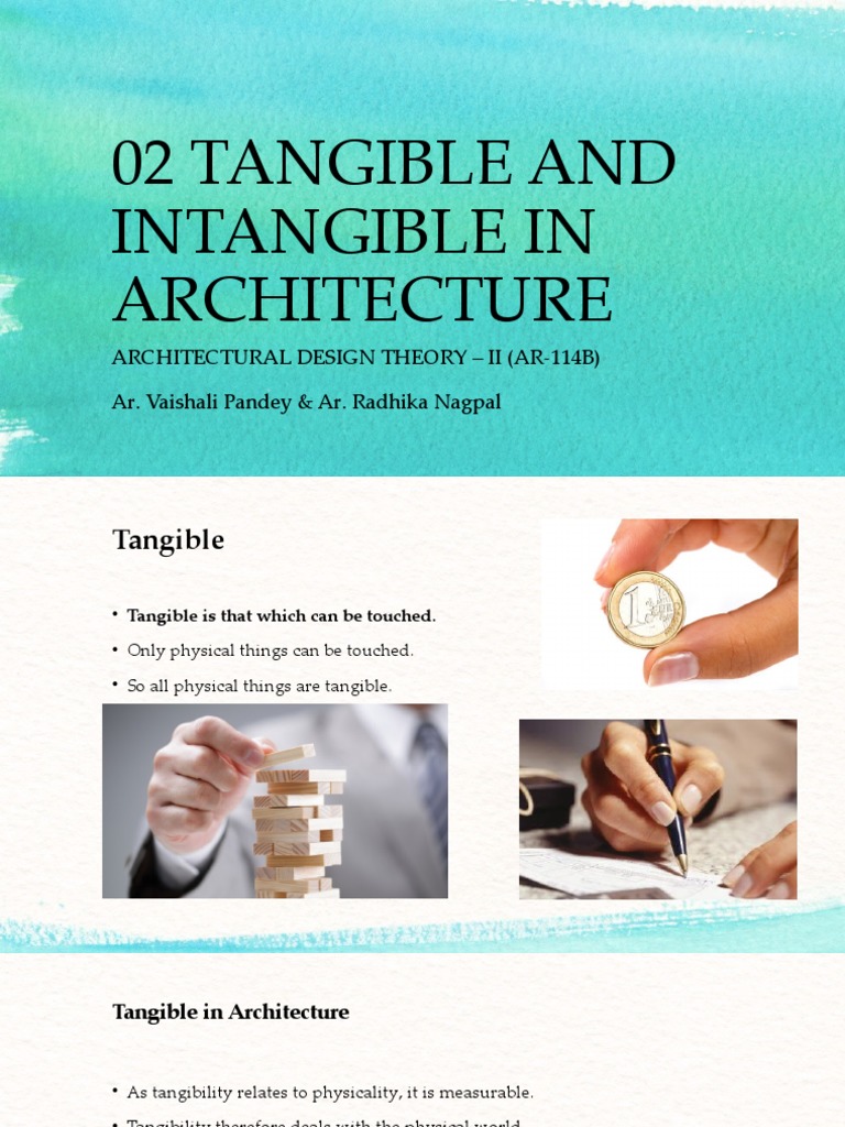 02 Tangible & Intangible | PDF | Cognition | Cognitive Science