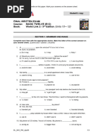 EUEE English 18 | PDF | Test (Assessment) | English Language