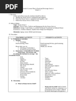 Sequence of Room Service | PDF