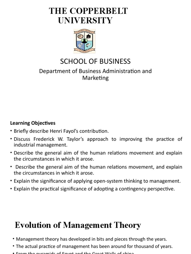 Management Theory Essentials | PDF | System | Bureaucracy