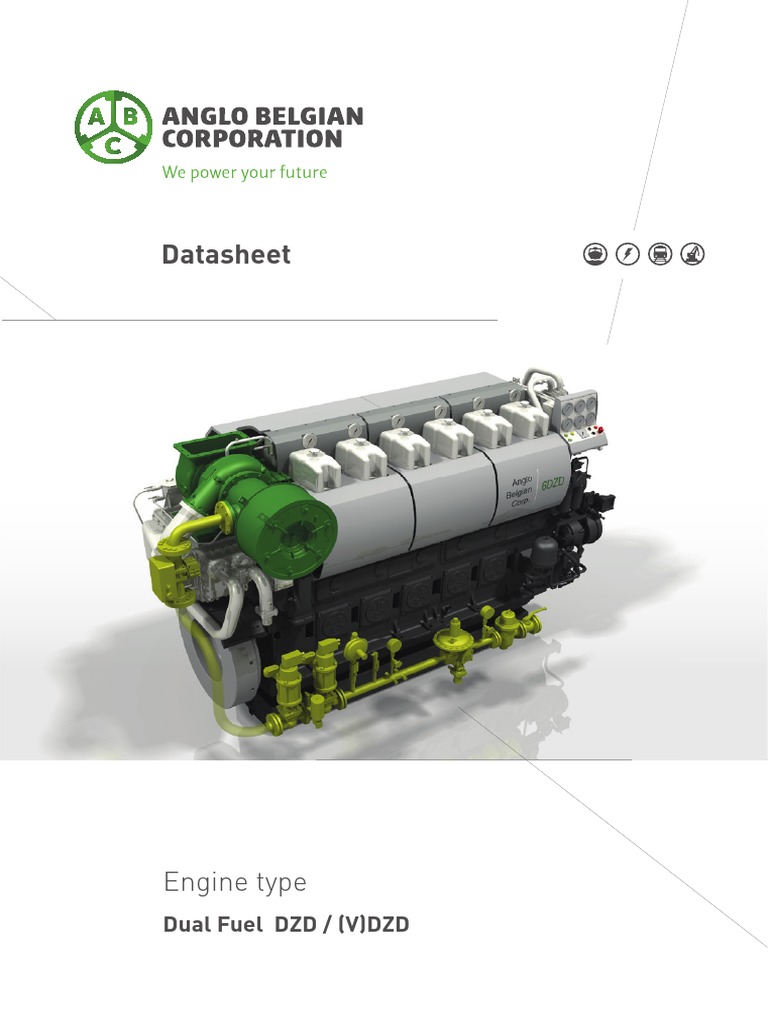 Data Sheet Dual Fuel - ENG | PDF | Engines | Natural Gas