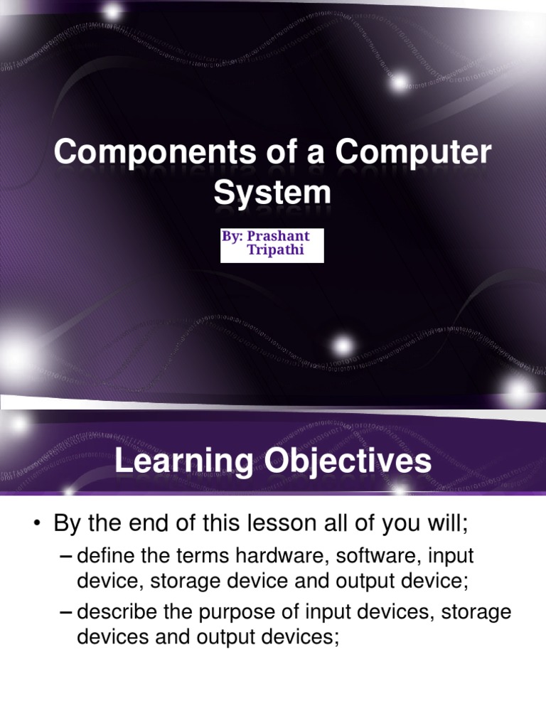 Understanding Computer Systems: An Overview of Hardware, Software, Input Devices, Storage ...