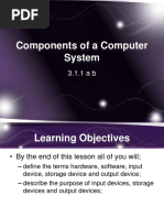 Input and Output Devices Worksheet | PDF
