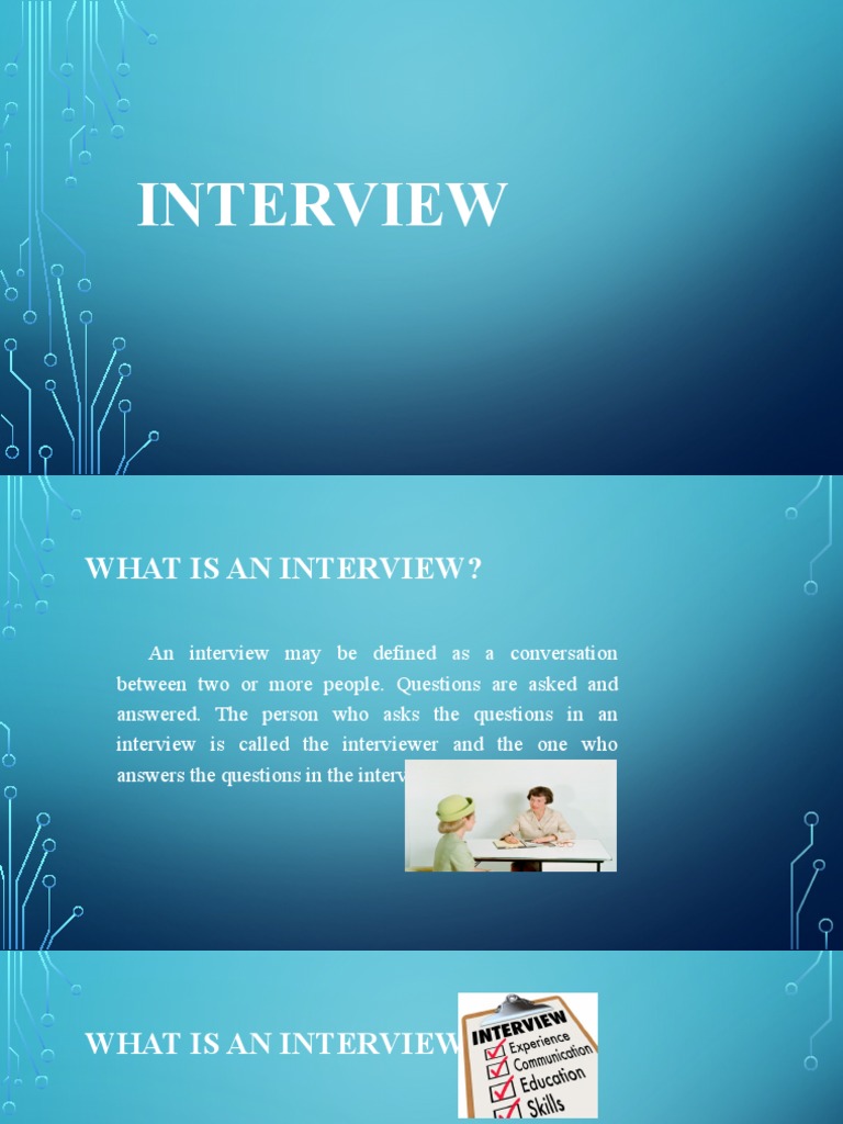 Purposive Communication - Ep4 | PDF | Interview | Human Communication