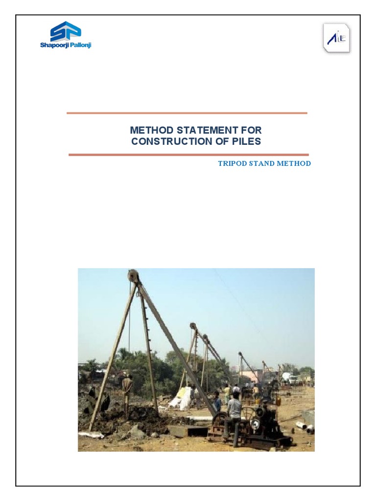 Tripod Method for Pile Construction | PDF | Deep Foundation | Crane ...