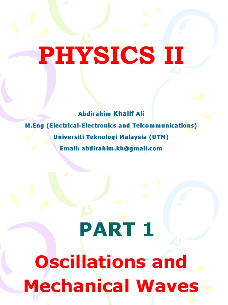 Chapter 2 Wave Motion | PDF | Waves | Wavelength