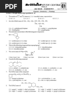 Hydrocarbon Nomenclature Worksheet Answers | PDF | Alkene | Hydrocarbons