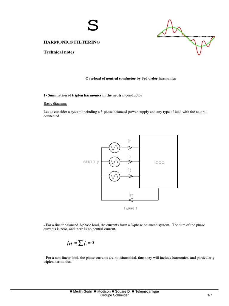 Overload of Neutral Conductor by 3rd Harmonics | PDF | Force | Power ...