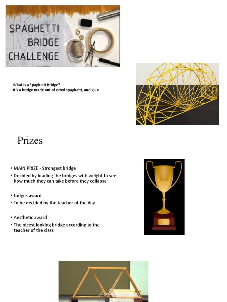 Spaghetti Bridge Competition Guide | PDF | Home & Garden