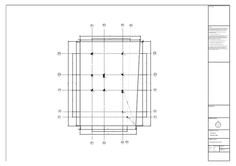 COLUMN PLAN-Model | PDF