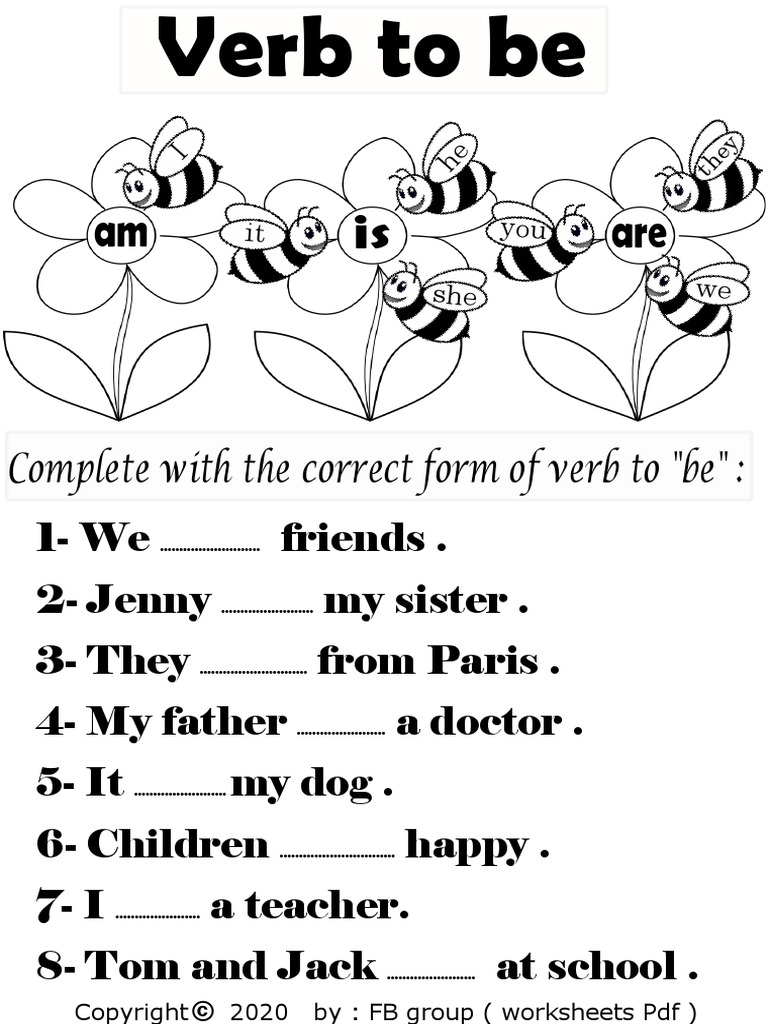 Verb To Be - Verb To Be 3 | PDF