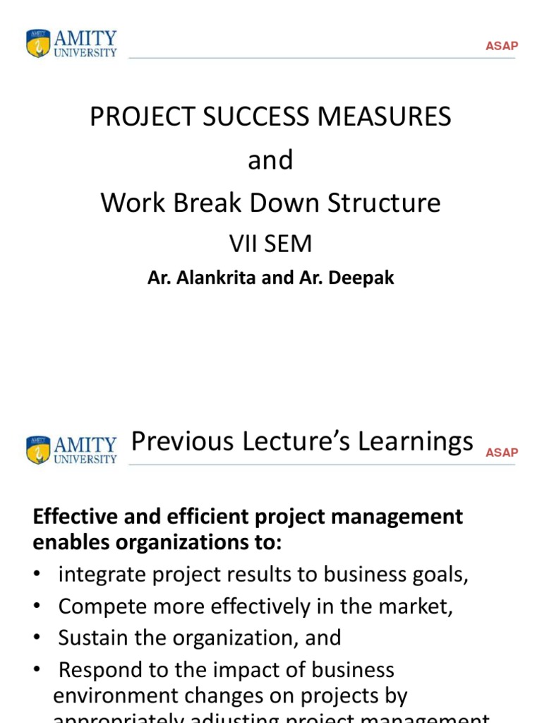 L3 - Work Break Down Structure | Download Free PDF | Project Management ...