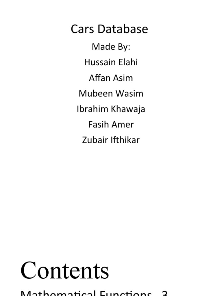 Cars Database Coloured | PDF | Toyota | Land Vehicles