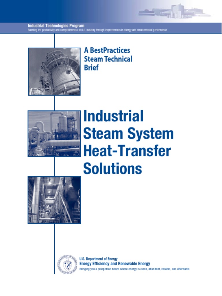 Industrial Steam System Heat-Transfer Solutions: A Bestpractices Steam ...