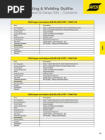 Gas Cutting Set Checklist | PDF | Manufactured Goods | Gases