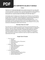 Google Code of Ethics | PDF | Copyright Infringement | Employment