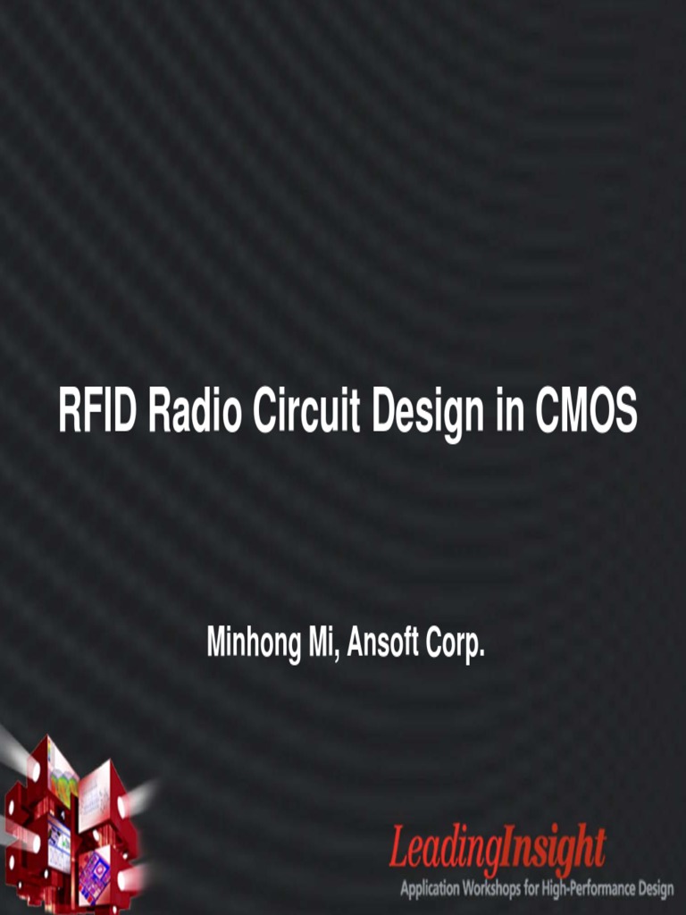 RFID Radio Circuit Design in CMOS | Download Free PDF | Detector (Radio ...