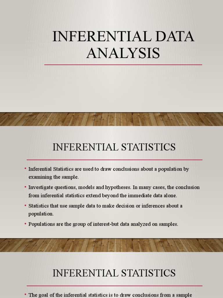 Inferential Statistics | PDF