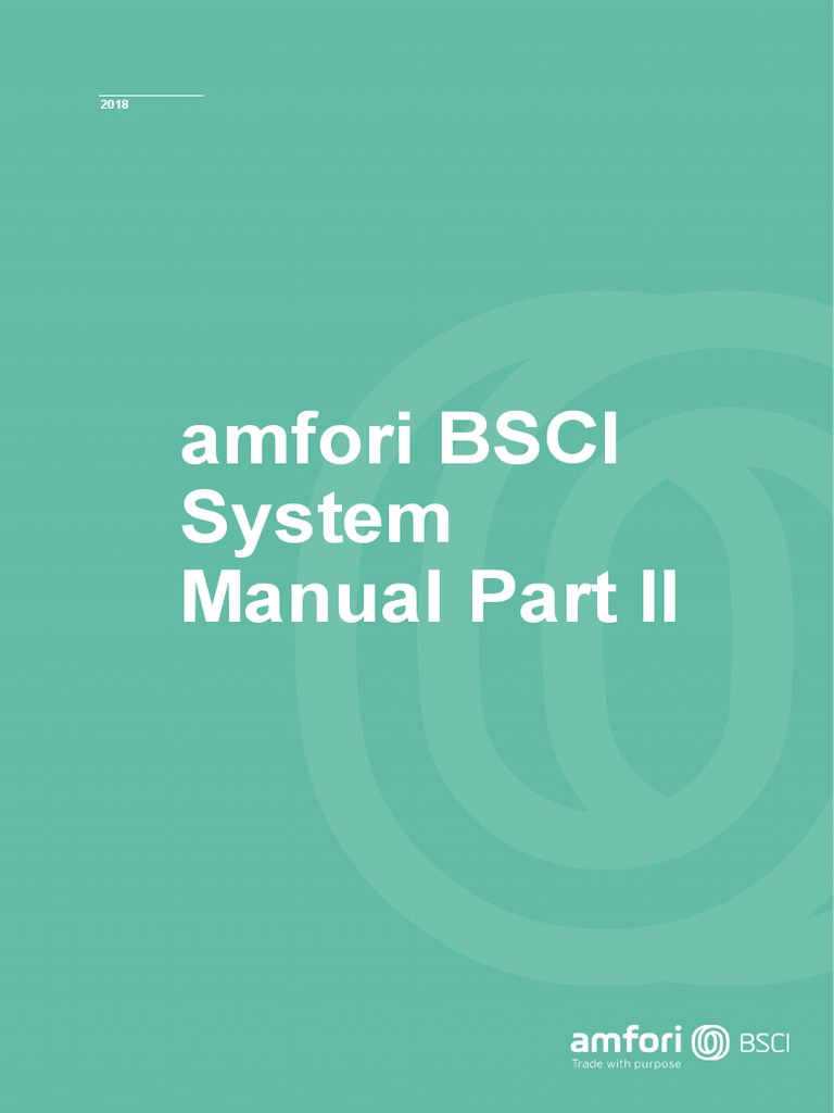 Part II The Amfori BSCI Monitoring System | PDF | Auditor's Report | Audit