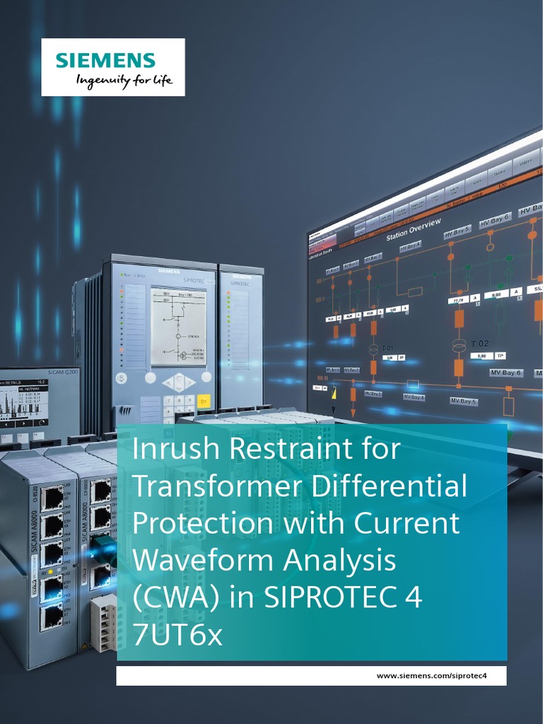 APN-076 - Inrush Restraint For 7UT6 PDF | PDF | Phase (Waves) | Transformer
