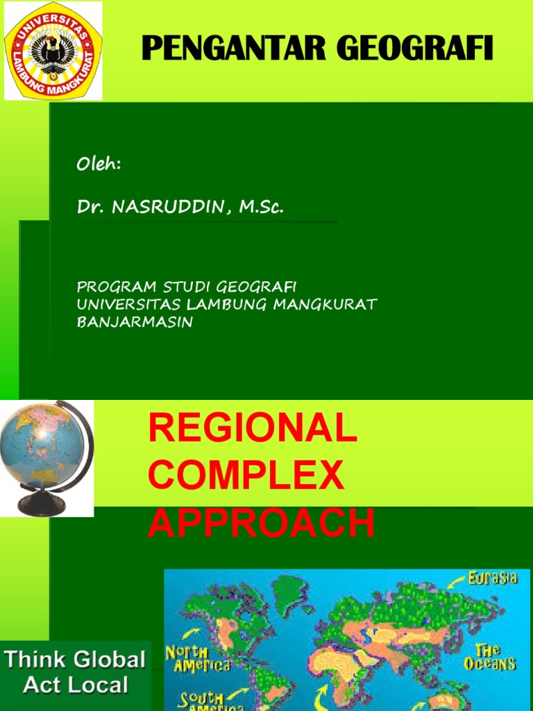Materi 4 Regional Complex Approach - Nasruddin PDF | PDF