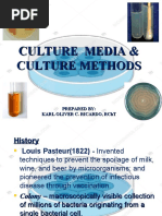 Culture Media & Culture Methods | PDF | Growth Medium | Bacteria