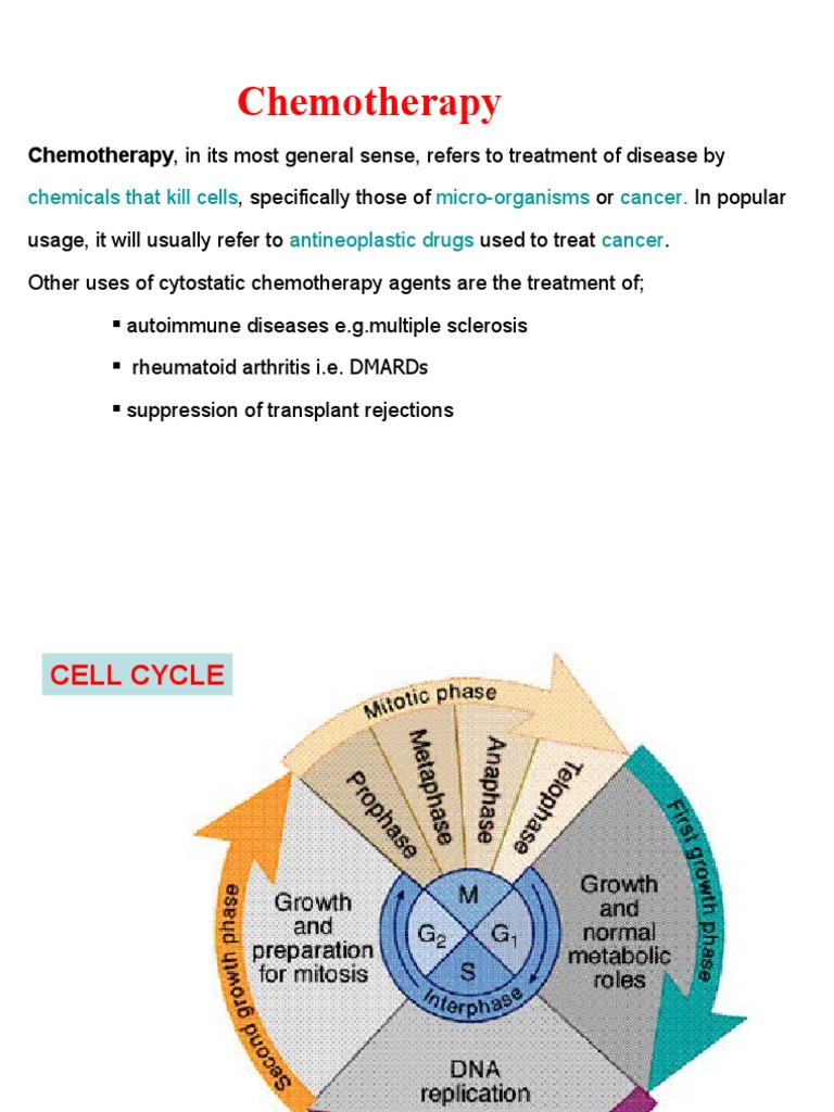Chemotherapy: Chemotherapy, in Its Most General Sense, Refers To ...