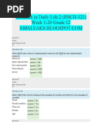 RSCH-121 Weeek 1-20 | PDF | Question | Scientific Method