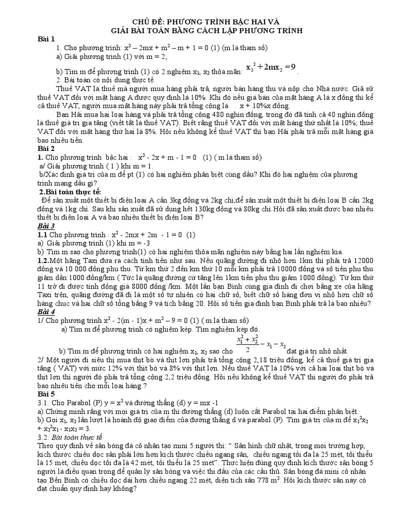 Cac de Luyen Thi | PDF