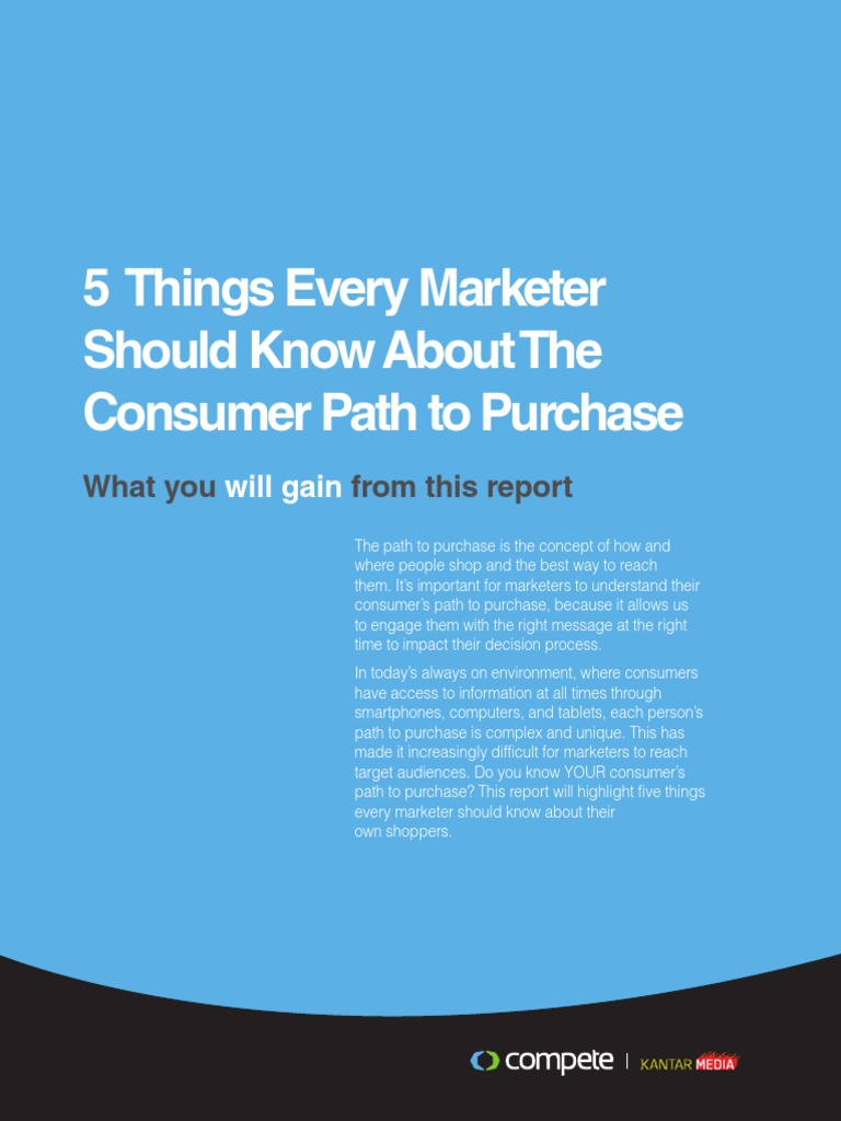 5 Things Every Marketer Should Know About The Consumer Path To Purchase ...