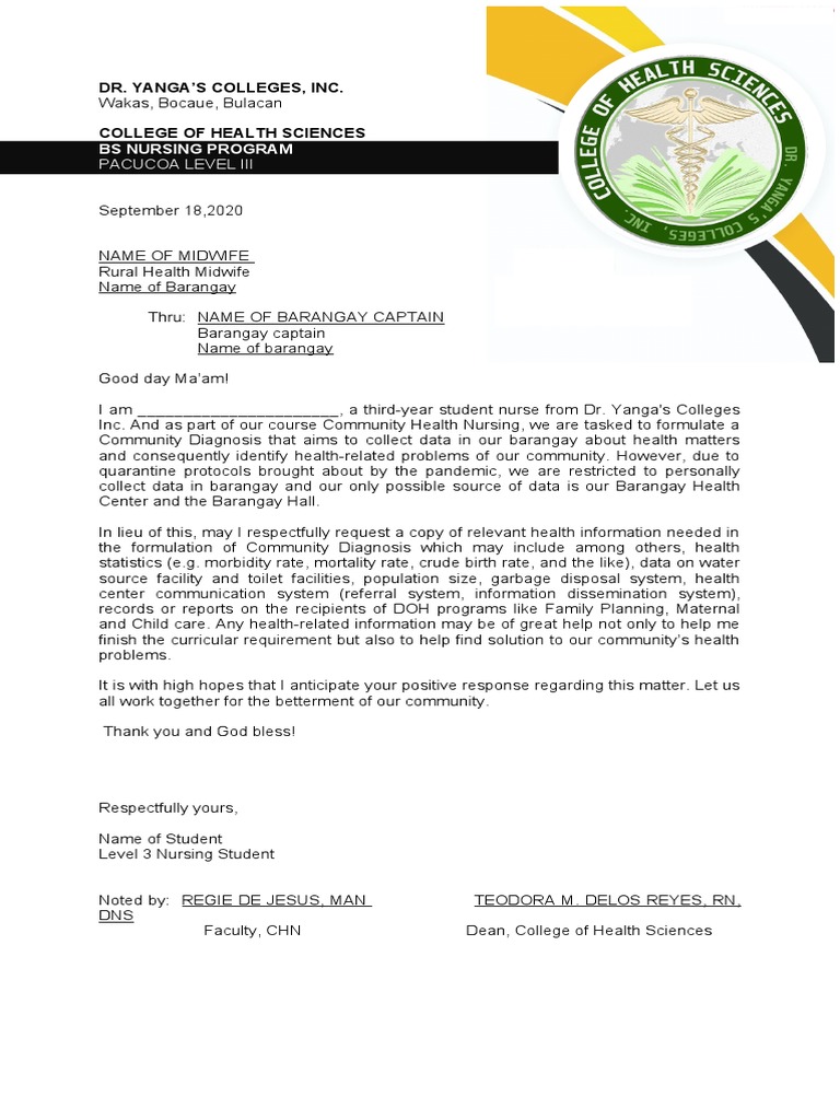 Letter of Intent For CHN | PDF