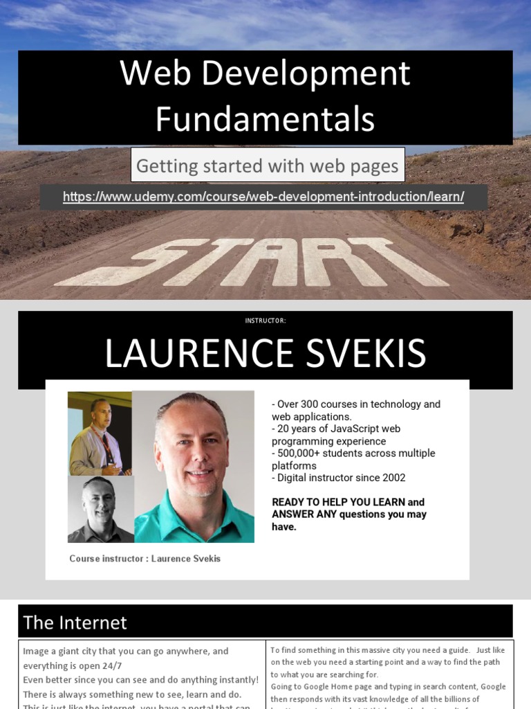 2020 Web Fundamentals | PDF | Websites | World Wide Web