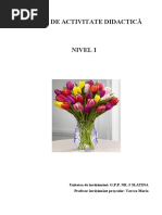 Proiect Tematic Primavara Anotimpul Armoniei | PDF