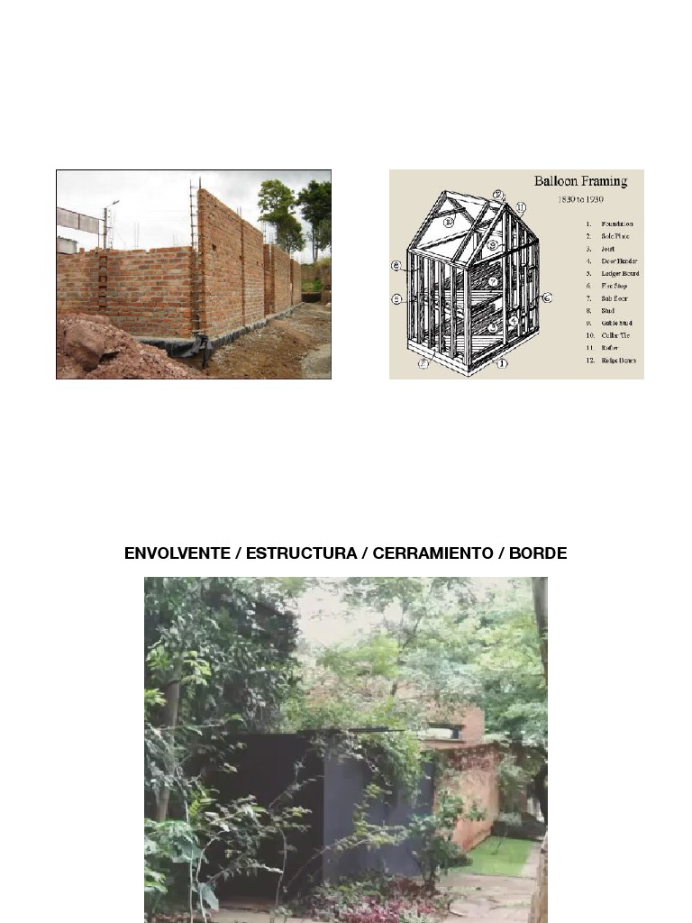 Estructura y Cerramiento en La Construcción Heterogénea | PDF ...