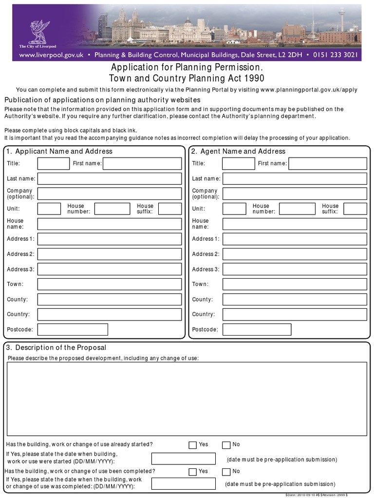 Planning Permission Form 2 | PDF | Landfill | Waste
